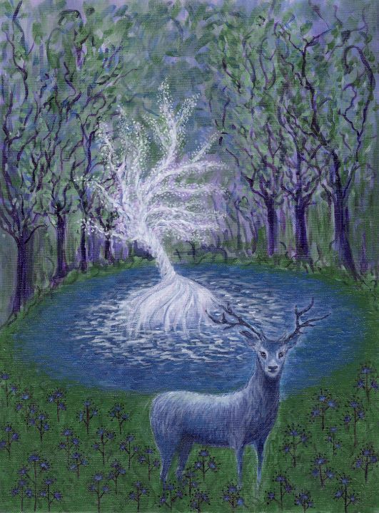 Enchanted Forest - Gery An - Paintings & Prints, Animals, Birds, & Fish ...