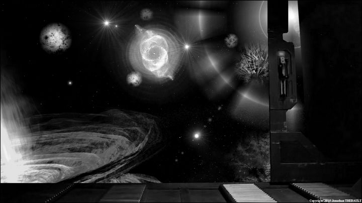 L'Odyssée de la Création (N&B) - Jonathan THEBAULT - Digital Art & AI ...