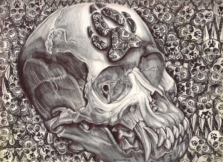 Skulladelic 2 - House of The DaveL - Drawings & Illustration, Fantasy ...
