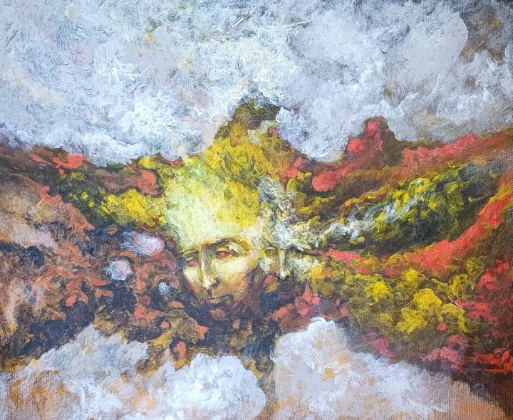 Contemplation - PK Art - Paintings & Prints, Abstract, Figurative - ArtPal
