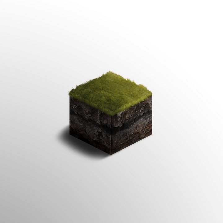 Bit of Earth - Daniel Minds' Gallery - Digital Art, Abstract, Organic ...