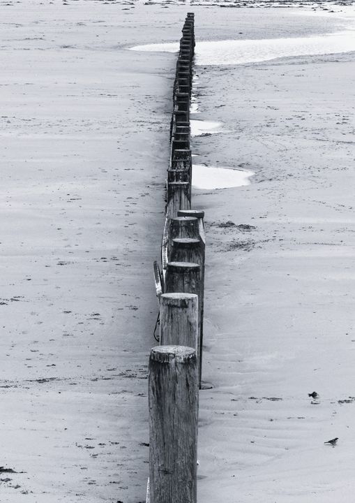 Beach Groynes Monochrome - JT54Photography - Photography, Landscapes ...