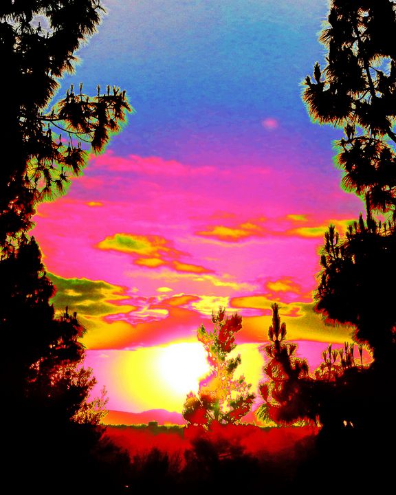Sun Setting Full Color - Cool Color Photos Gallery - Photography ...