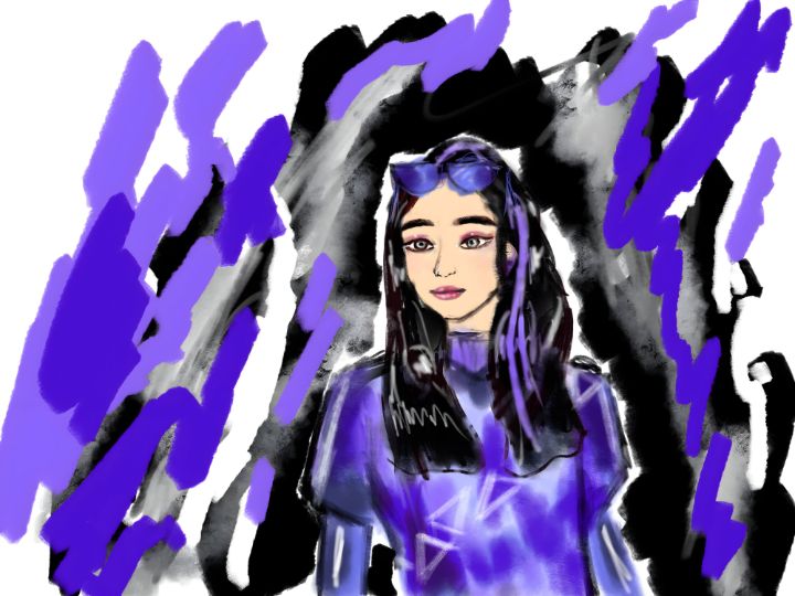 The Cool Vibe - Cartoon Girl - Zeneco - Digital Art & AI, People ...