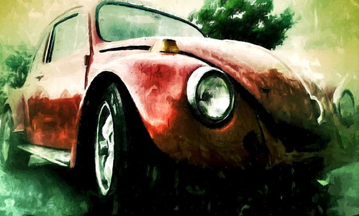 1303 - Beetle-Ink - Paintings & Prints, Vehicles & Transportation ...