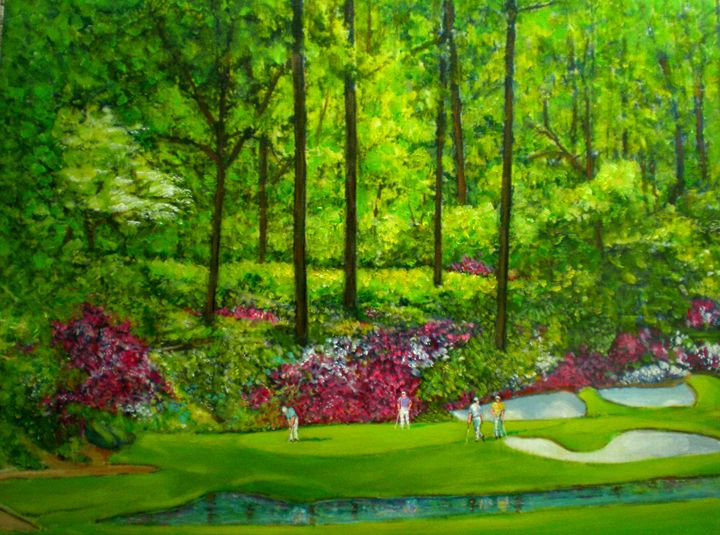 The Augusta Open - artistcollection - Paintings & Prints, Sports ...