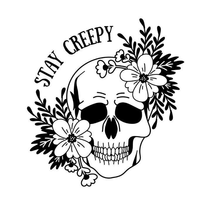 Stay Creepy - Kira Manson Art - Digital Art & AI, Holidays & Occasions ...