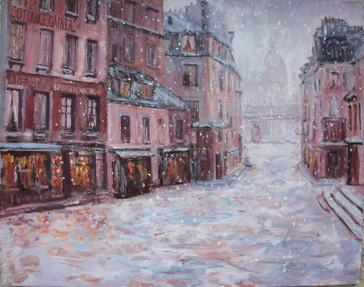 Rue du Haut-Pave, Paris 1865 - paunovicart - Paintings & Prints, Places ...