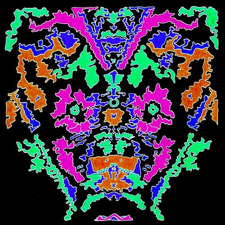 Downton Phantom - Brian Dellinger - Paintings & Prints, Abstract, Irregular Forms - ArtPal