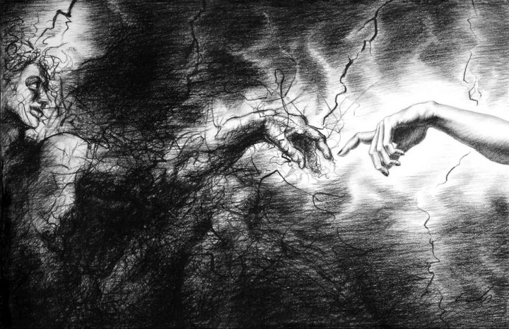 God Creating Adam - Richard Claraval Art - Paintings & Prints, Religion ...