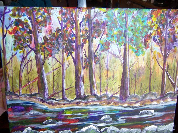 streams in nature - ART BY RITA - Paintings & Prints, Landscapes ...
