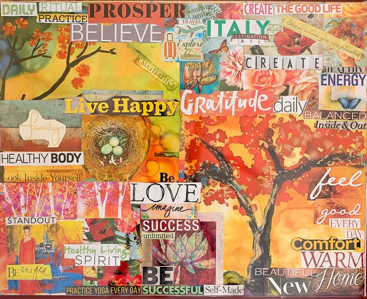 Gratitude Manifesto - Amber Tresvant - Paintings & Prints, Abstract ...