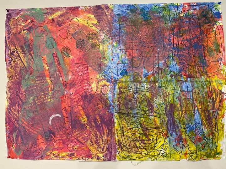 Abstract 1 - Art at War - Paintings & Prints, Abstract, Collage - ArtPal