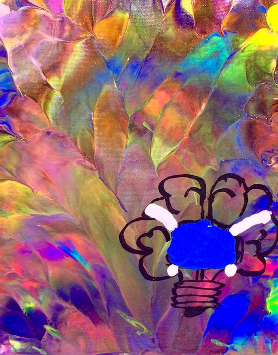 Determination - DiJaAnderson - Paintings & Prints, Abstract, Color - ArtPal