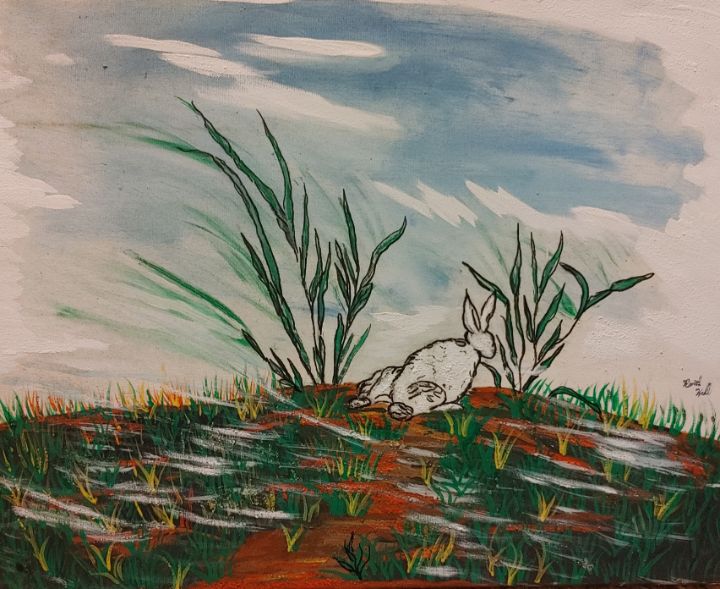 Spring Rabbits - Storm of Art - Paintings & Prints, Animals, Birds ...