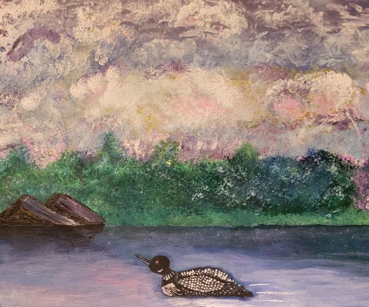 Loon Lagoon - Quirky Art Pieces By Millie E. - Paintings & Prints ...