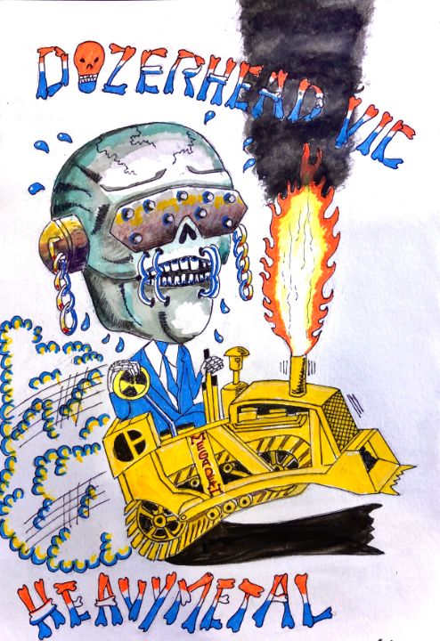 Rattlehead vic - Machokidd - Drawings & Illustration, Entertainment ...