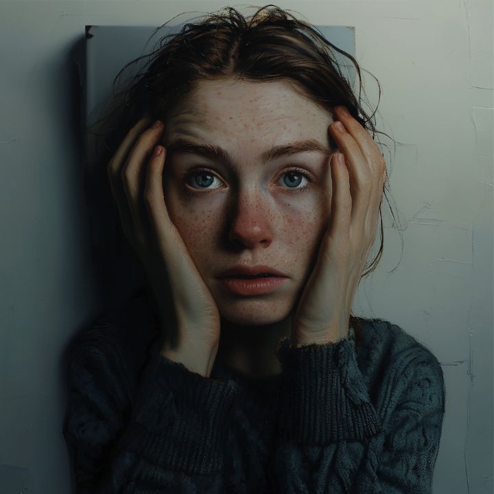 Hyper-Realistic Girl in Despair - OZAY ART - Digital Art & AI, People ...