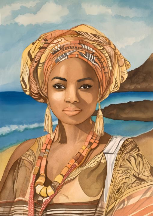 Imani - Natasha's Art - Paintings & Prints, People & Figures, Portraits ...