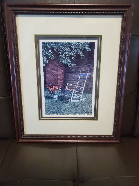 "Blue Rocker" by Bob Timberlake - Country Art Prints - Paintings ...