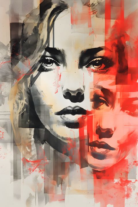 Her Memory - James Kay Art - Digital Art & AI, Abstract, Collage - ArtPal