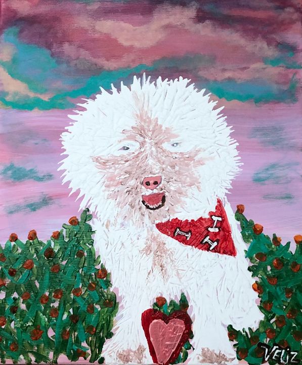 Max - Javier Veliz Jr - Paintings & Prints, Abstract, Figurative - ArtPal