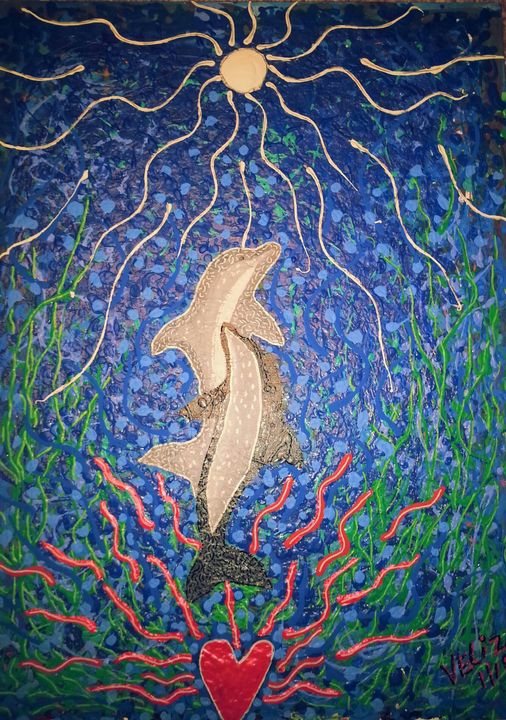 Love Everlasting - Javier Veliz Jr - Paintings & Prints, Abstract ...