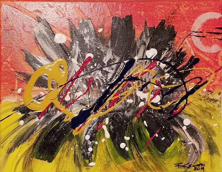 Hip-Hop - F. Kenneth Art, LLC - Paintings & Prints, Abstract, Color ...