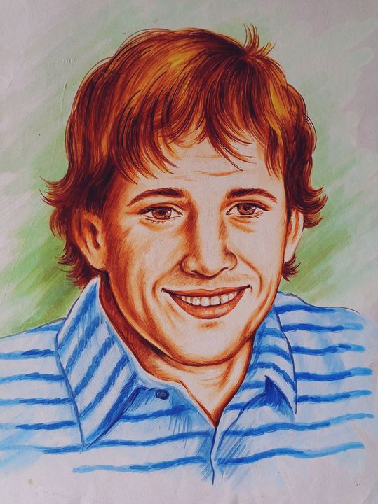 A Man - Deepak Arts - Paintings & Prints, People & Figures, Other ...