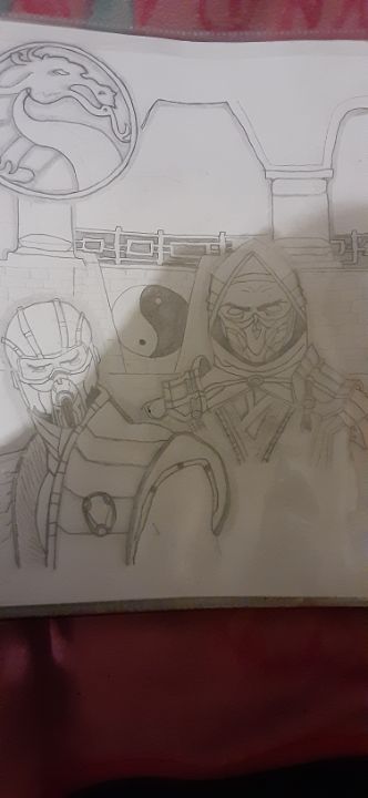 Sub-Zero and Scorpion - Rick's Masterpieces - Drawings & Illustration ...