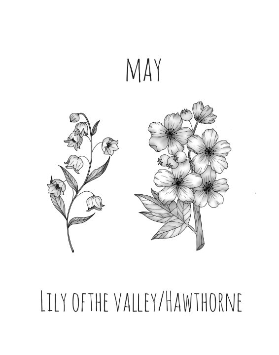 May Birth Flowers - paperandpixels - Digital Art & AI, Flowers, Plants ...