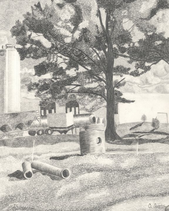 The Last Tree - C. Austin - Drawings & Illustration, Landscapes ...