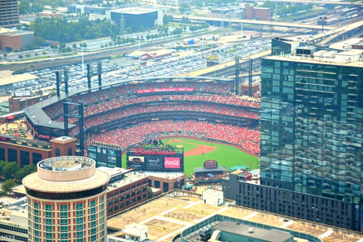 Busch Stadium From Inside The Arch - Lisa Wooten Photography ...