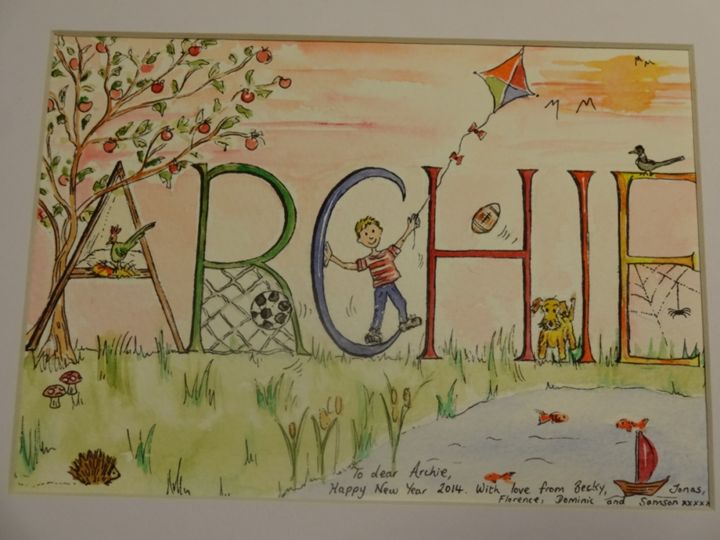 Archie - An Original Gift - Paint My Story - Paintings & Prints ...