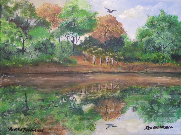Restful Reflections - Rex Woodmore Australian Fine Art - Paintings ...