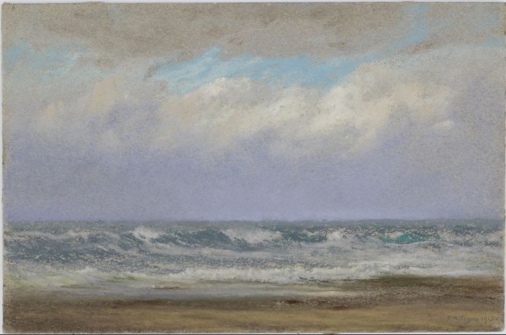 Dwight William Tryon~Drifting Clouds - Old master - Paintings & Prints ...