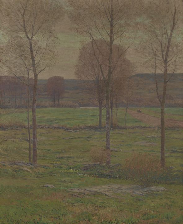 Dwight William Tryon~Early Spring in - Old master - Paintings & Prints ...