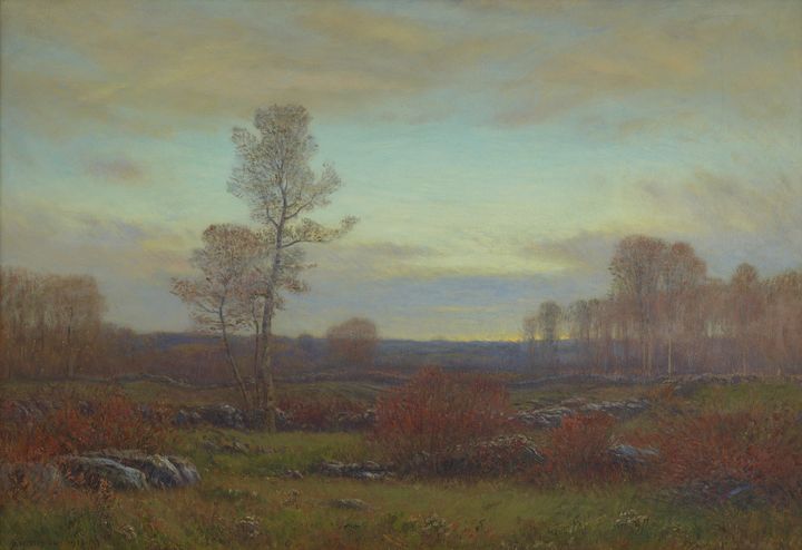 Dwight William Tryon~Evening Late Oc - Old master - Paintings & Prints ...