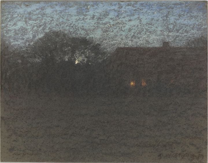 Dwight William Tryon~Night A Landsca - Old master - Paintings & Prints ...
