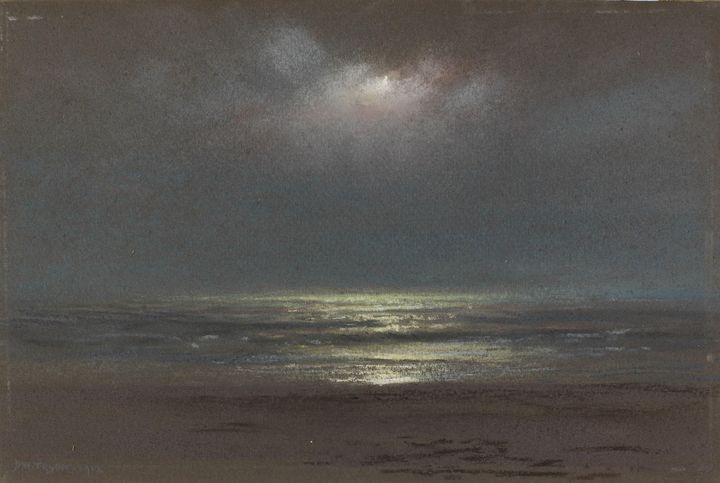 Dwight William Tryon~Night The Sea - Old master - Paintings & Prints ...