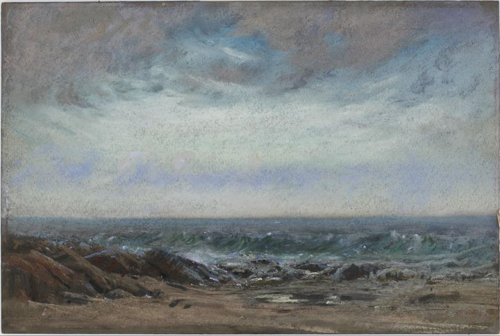 Dwight William Tryon~Rocks, Sea and - Old master - Paintings & Prints ...