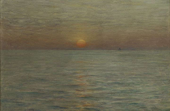 Dwight William Tryon~The Sea Sunset - Old master - Paintings & Prints ...