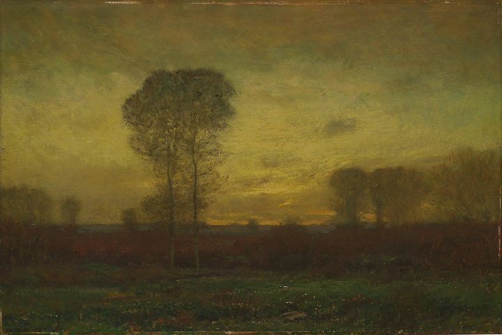 Dwight William Tryon~Twilight Autumn - Old master - Paintings & Prints ...