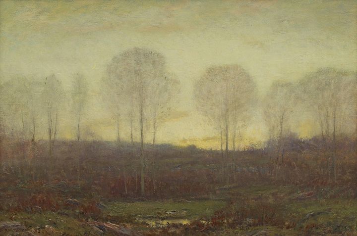 Dwight William Tryon~Twilight Novemb - Old master - Paintings & Prints ...