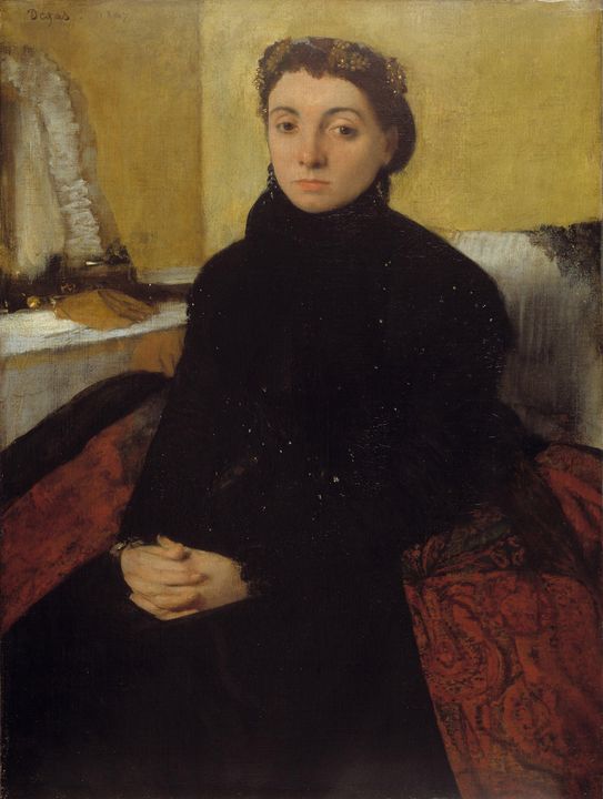 Edgar Degas~Portrait of Joséphine Ga - Old master - Paintings & Prints ...