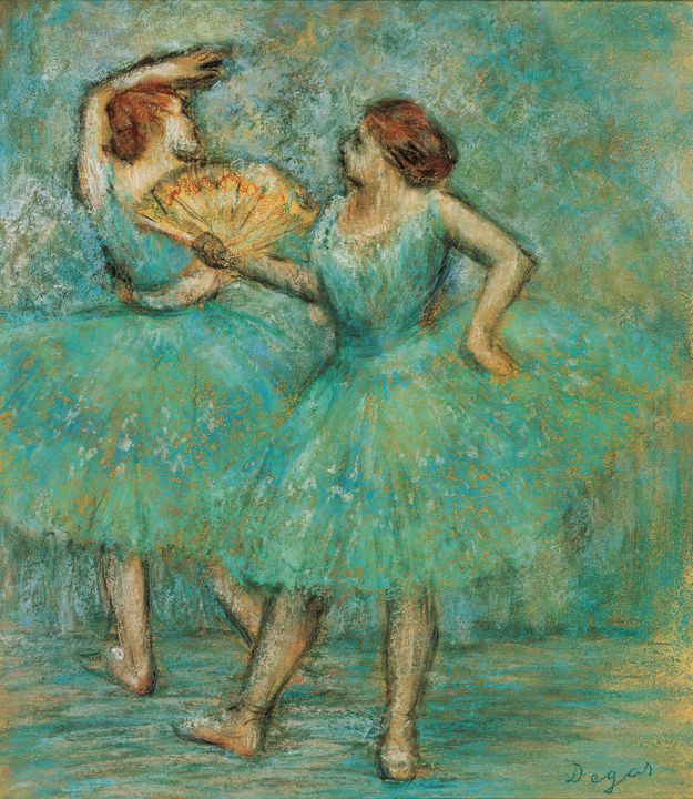 Edgar Dega~Two Dancers, C. 1905 - Old master - Paintings & Prints ...