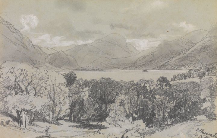 Edward Lear~Ullswater, 14 Oct. 1836 - Old master - Paintings & Prints ...