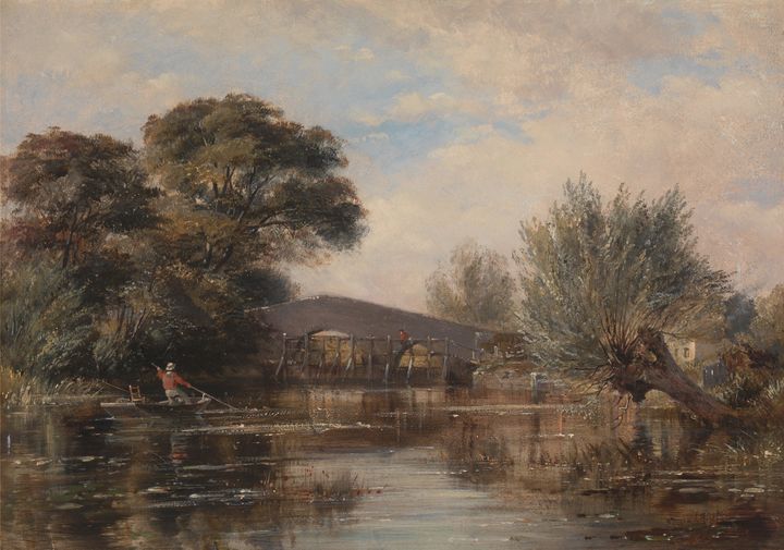 Edward William Cook~Godstow Bridge n - Old master - Paintings & Prints ...