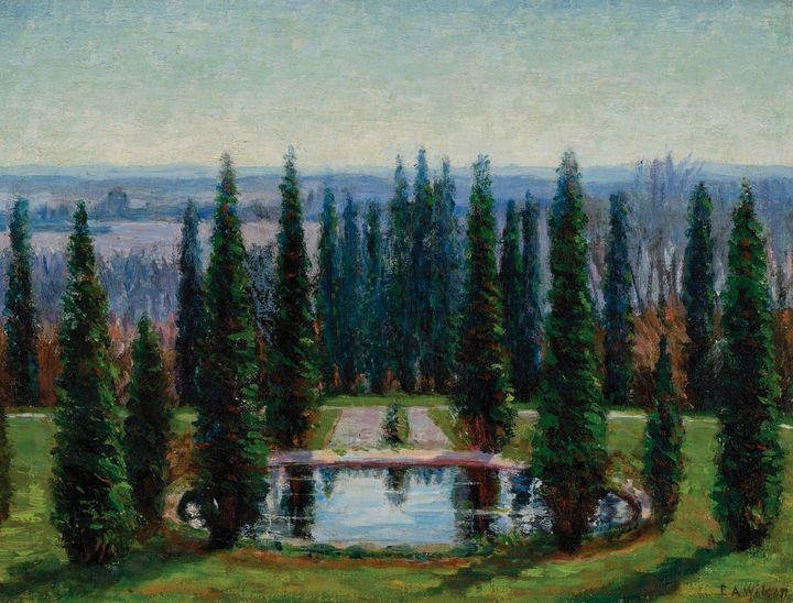 Ellen Axson Wilson~Prospect Garden - Old master - Paintings & Prints ...