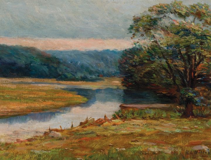 Ellen Axson Wilson~Scene near Old Ly - Old master - Paintings & Prints ...